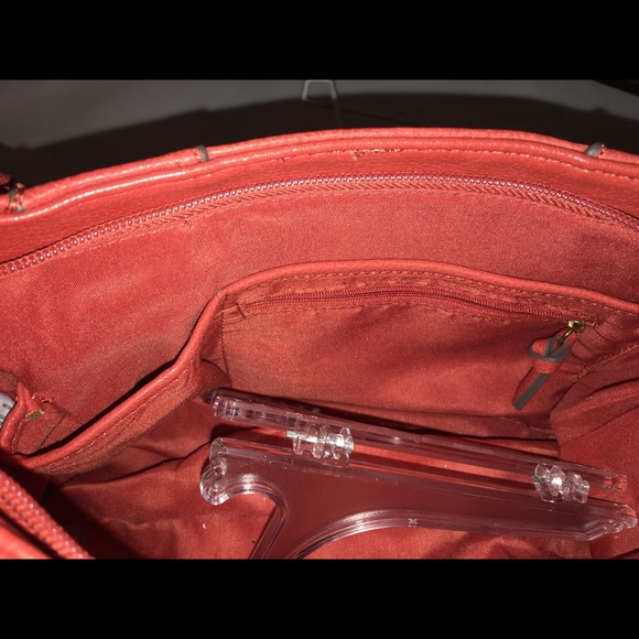 Liz Claiborne | Bags | Liz Claiborne Villager Purse In Coral | Poshmark
